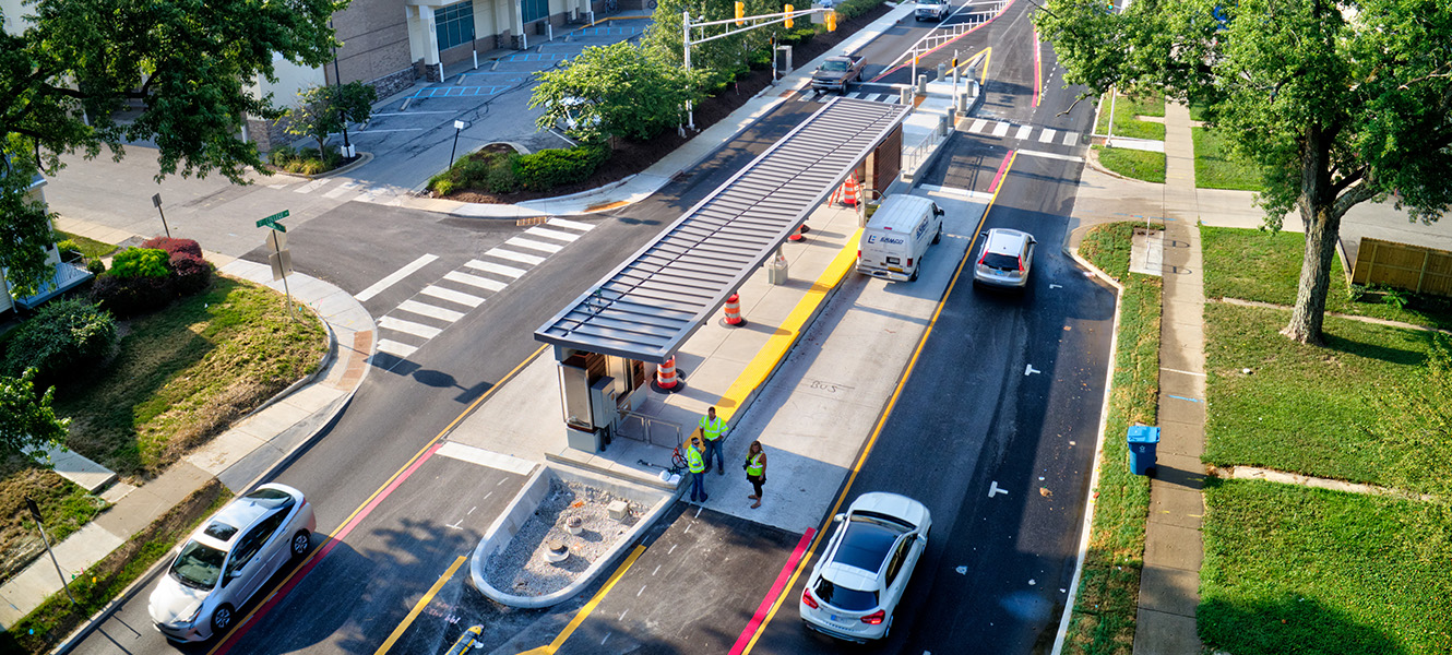 IndyGo Red Line Bus Rapid Transit HNTB