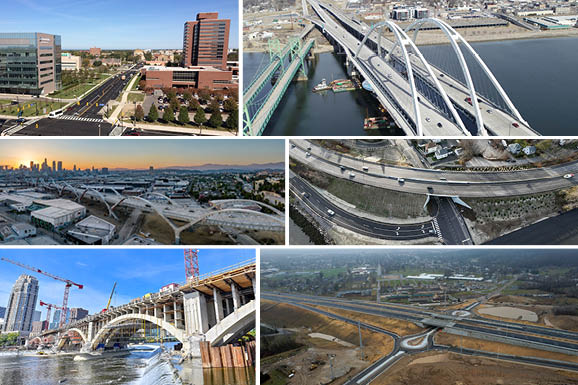 Six HNTB projects named to Top 10 lists by Roads and Bridges Magazine - HNTB