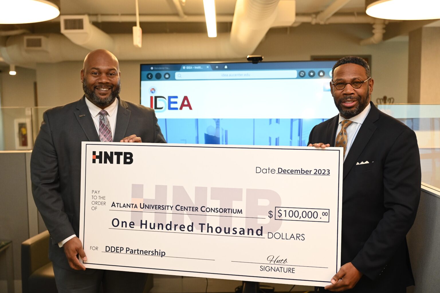 Partnership between Atlanta University Center Consortium and HNTB ...