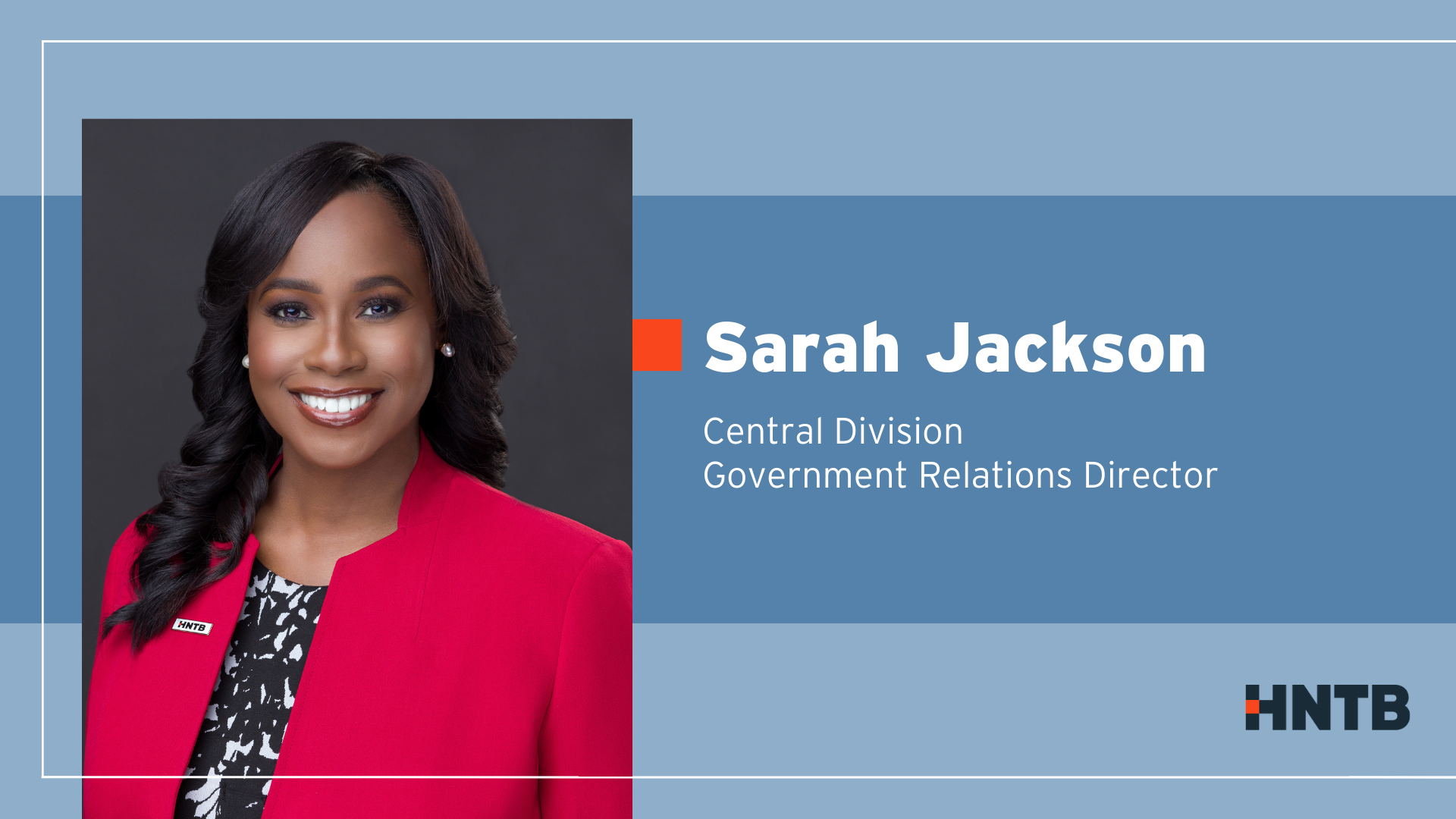 Sarah Jackson joins HNTB as Central Division government relations director - HNTB