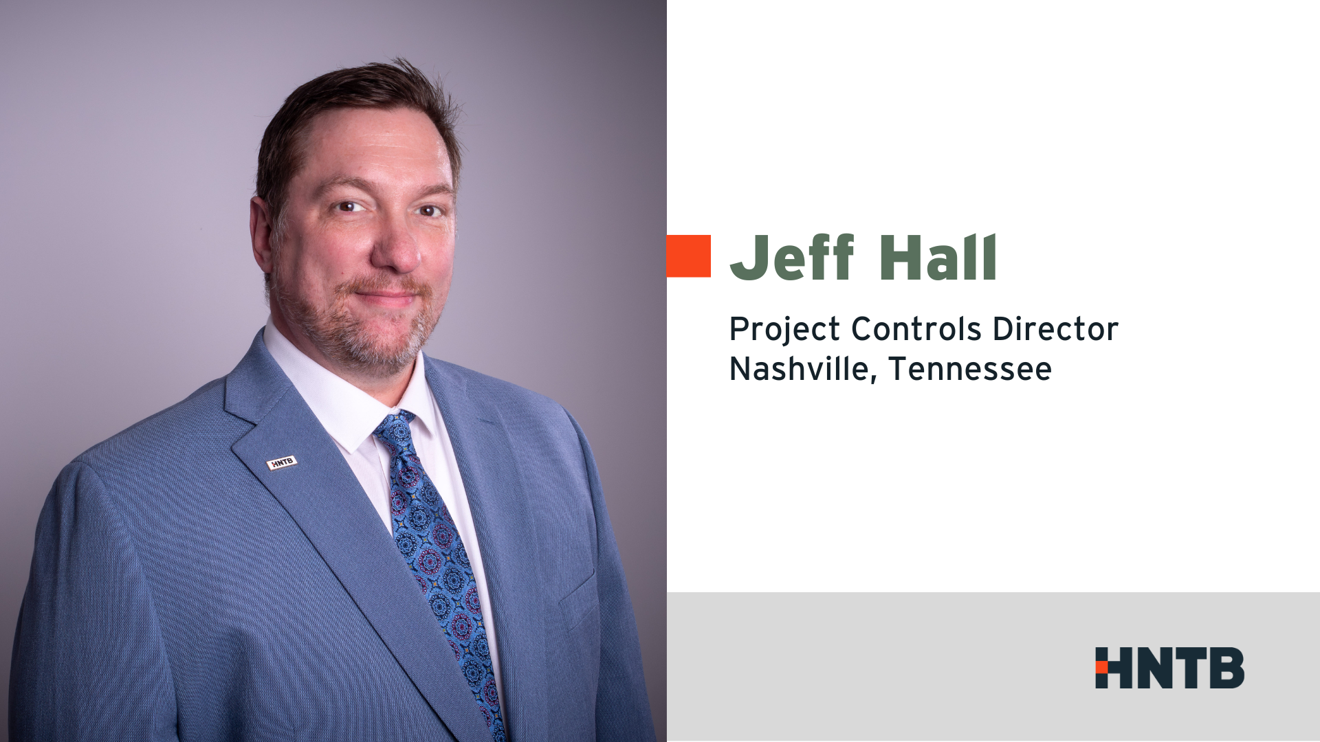 Jeff Hall joins HNTB’s Nashville office as project controls director - HNTB