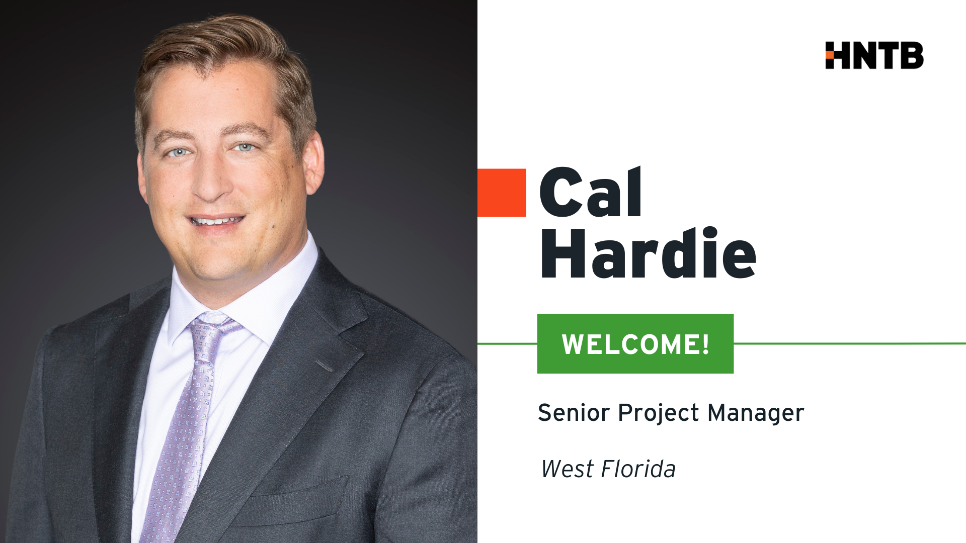Cal Hardie joins HNTB as senior project manager - HNTB