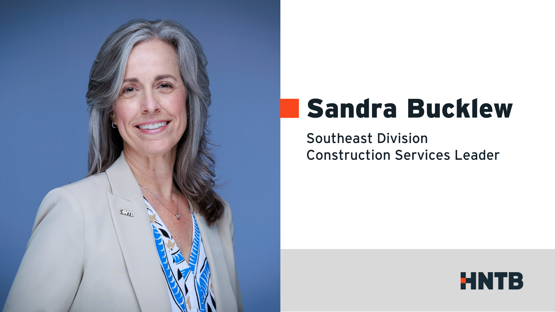 Sandra Bucklew named HNTB’s Southeast Division construction services ...