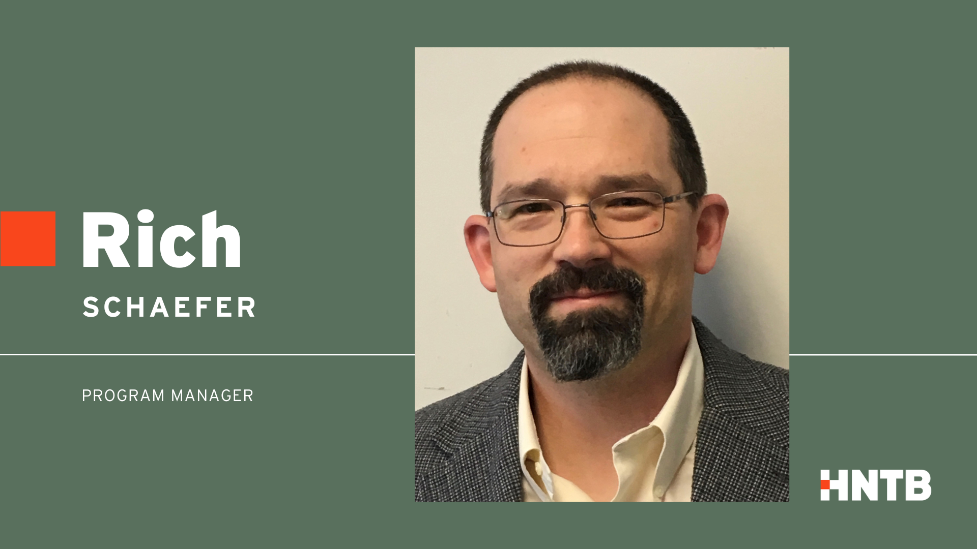 Rich Schaefer rejoins HNTB as program manager - HNTB