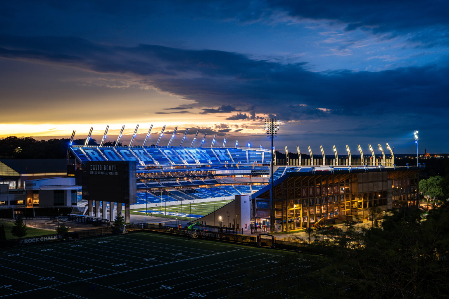 University of Kansas opens reimagined stadium complex, completing Phase ...